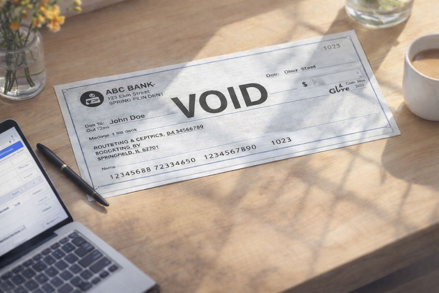 Free Voided Check for Direct Deposit — Printable Template, No Signup ...