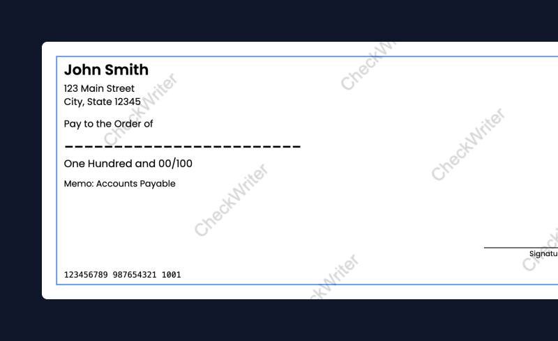 Voucher Check Template — Free Printable with Stub | CheckWriter ...